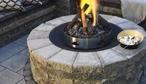Techo-Bloc Valencia Firepit - Atlantic Mulch