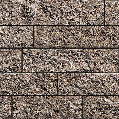 Mini-Creta 3" Architectural wall system - Atlantic Mulch